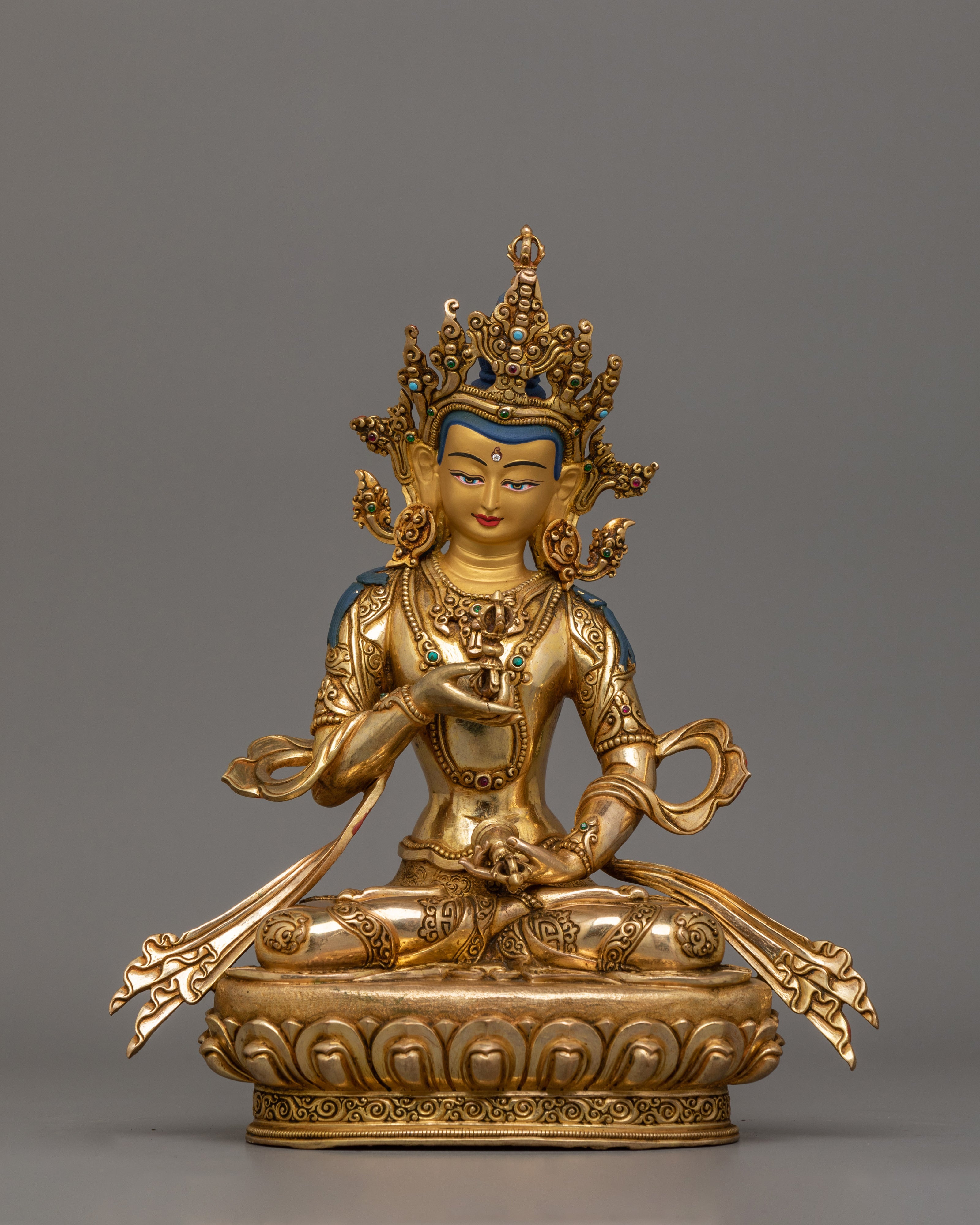 Vajrasattva Tibetan Deity Figurine | The Buddhist Deity of Purificatio