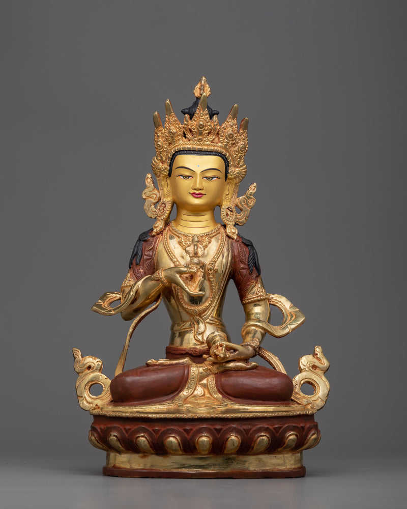 Buddha Vajrasattva Sculpture | Tibetan Dorje Sempa 13.3" Statue