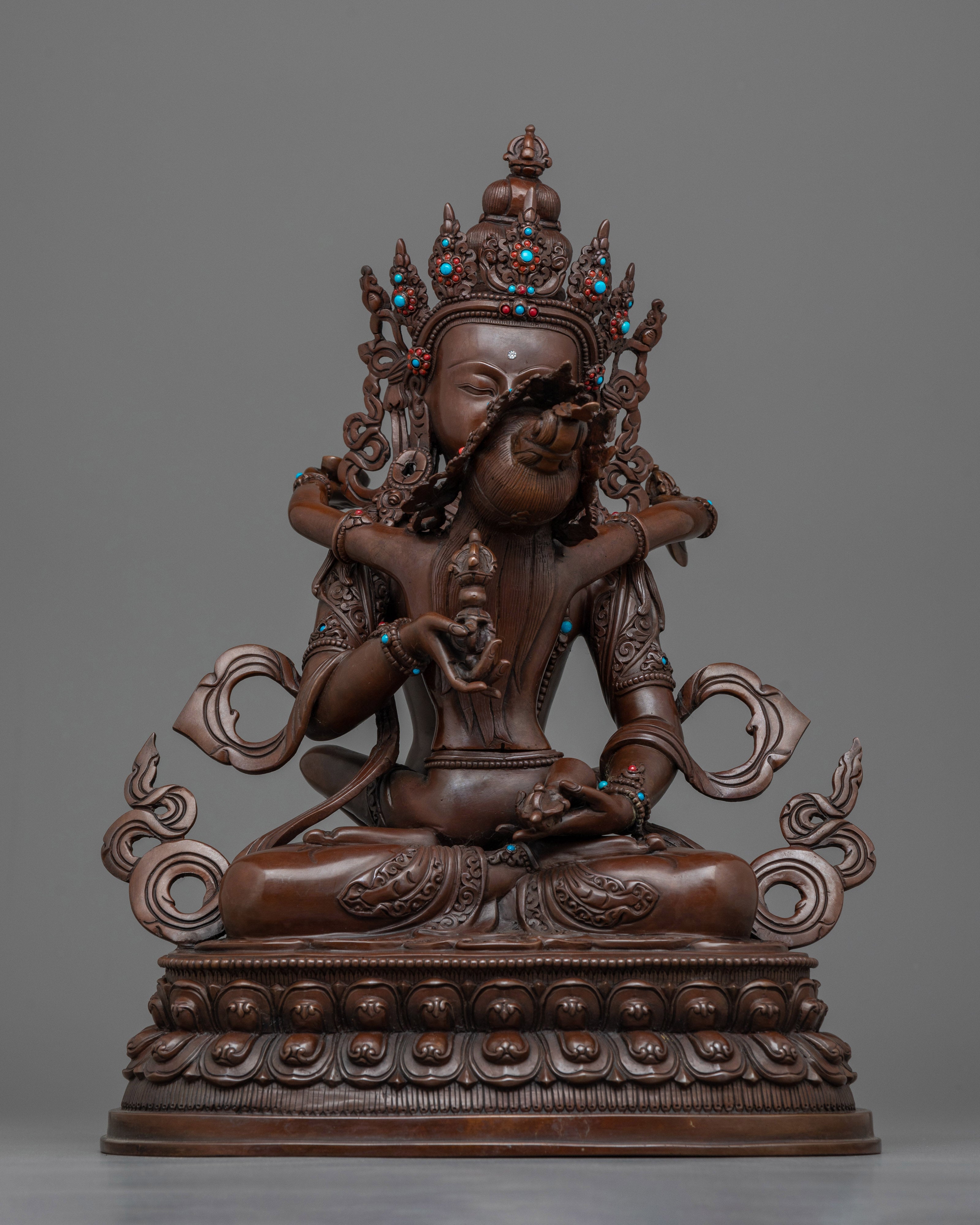 Vajrasattva with His Consort Statue | Purify Your Mind and Spirit