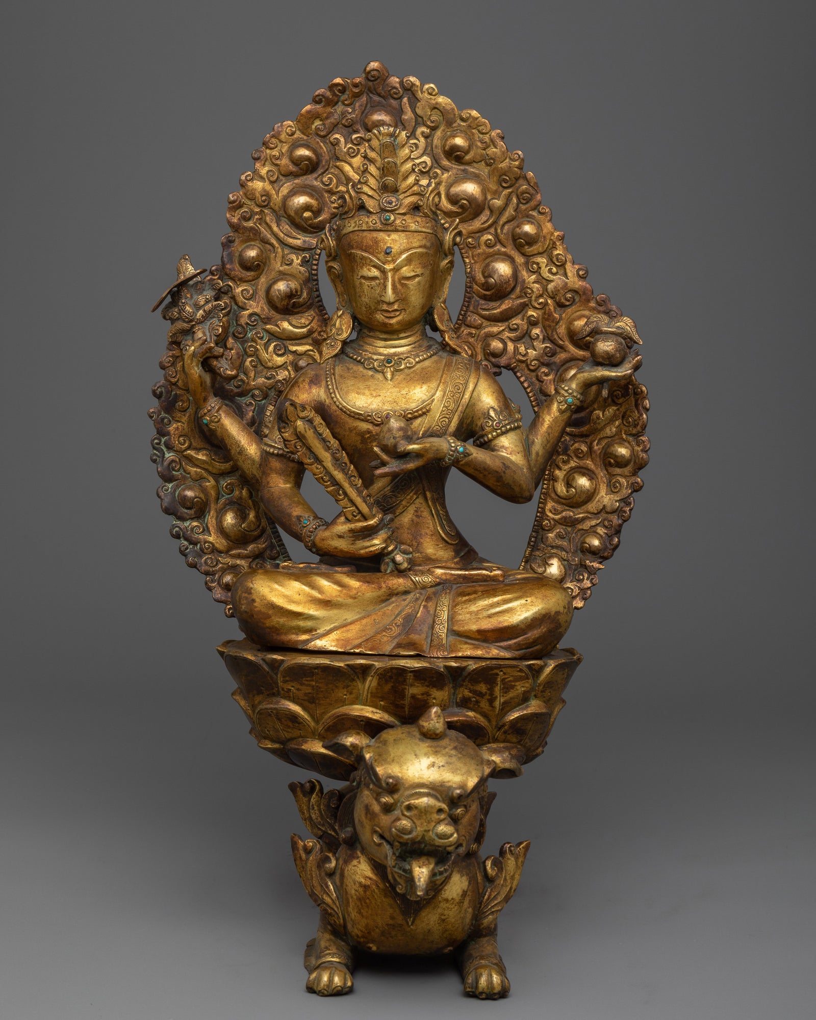 Wangchok Terwai Drolma Vintage Statue | Himalayan Antique Tara "Dolma"