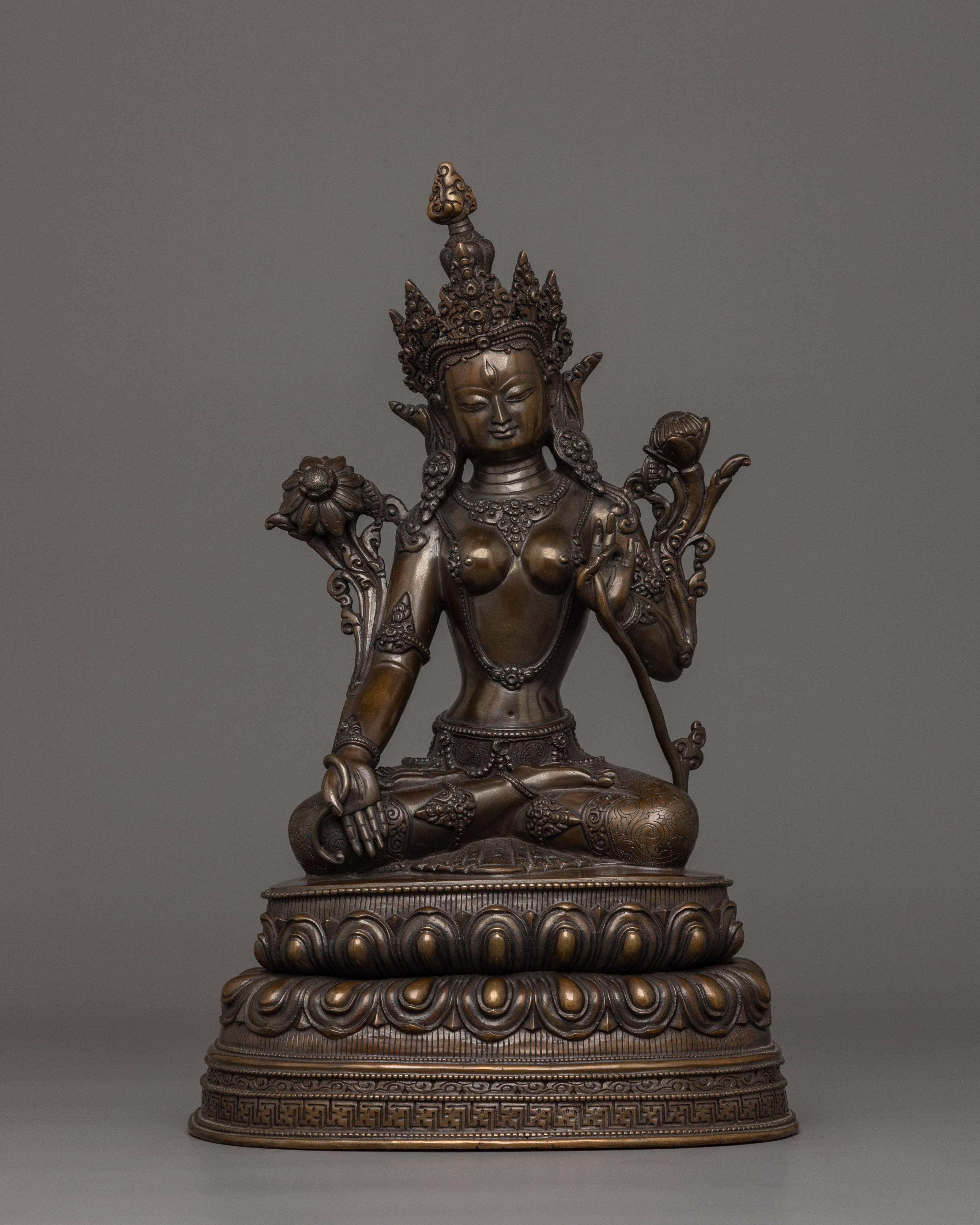 7 Eyes Goddess White Tara Statue | The Goddess of Healing
