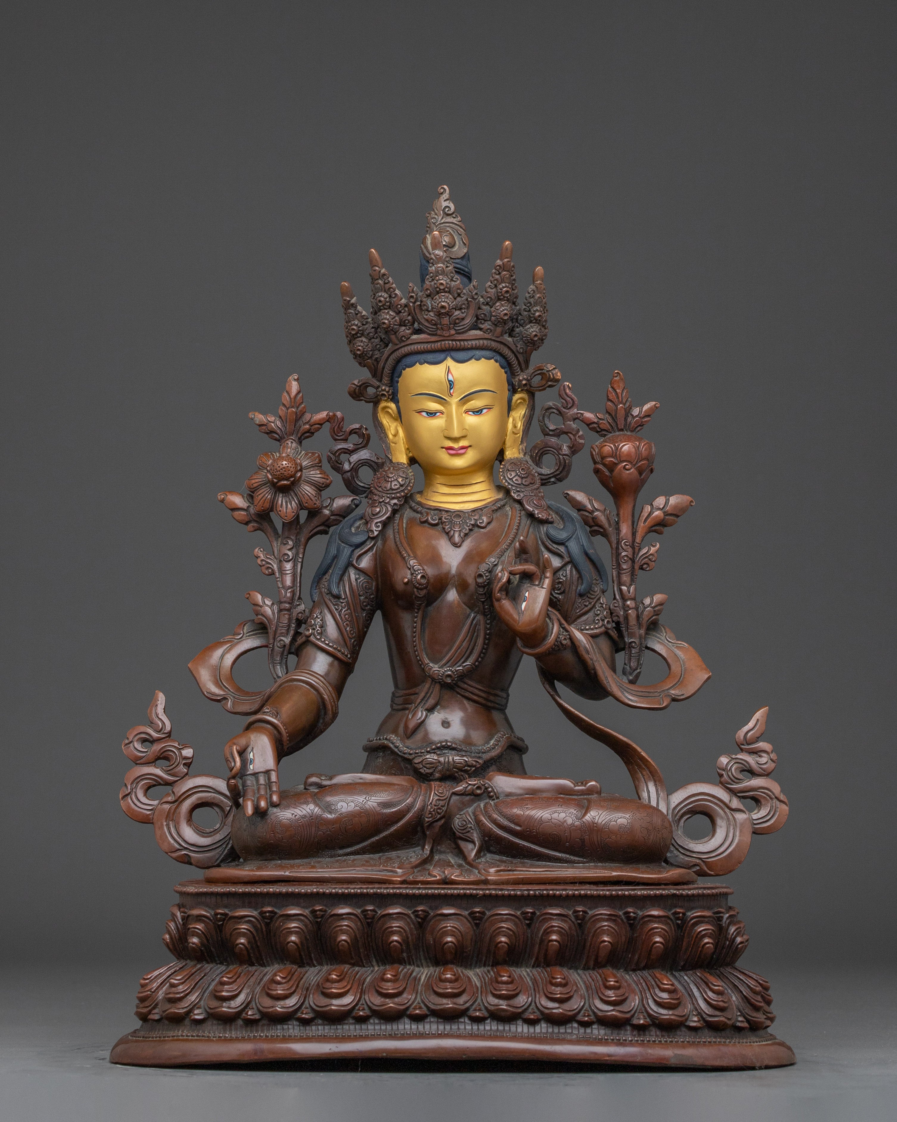 Longevity goddess White Tara | Buddhist Goddess of Healing