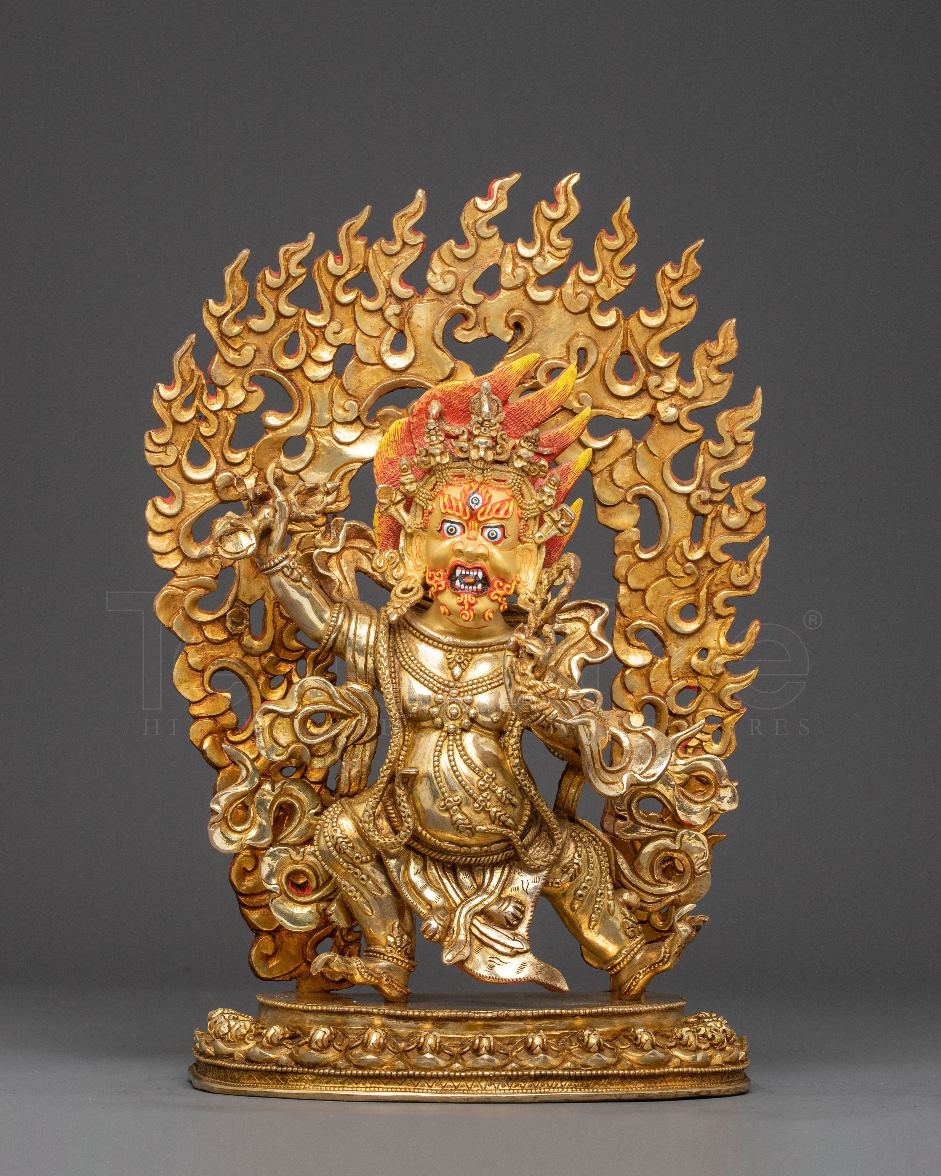 Handmade Statue of Dharma Protector Vajrapani | Wrathful Bodhisattva