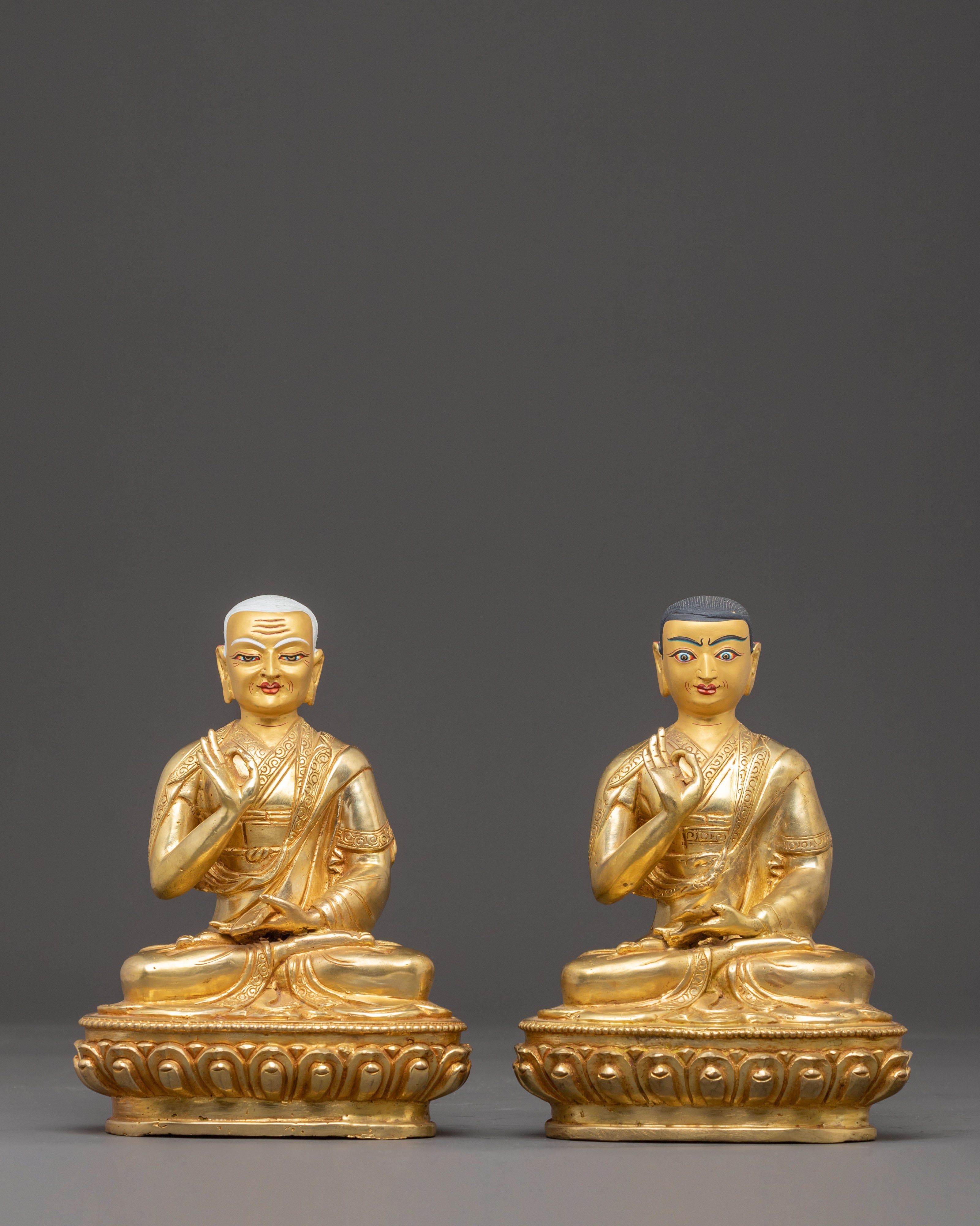 Tsongkhapa Disciples Statue Set | The Founder of Gelug School