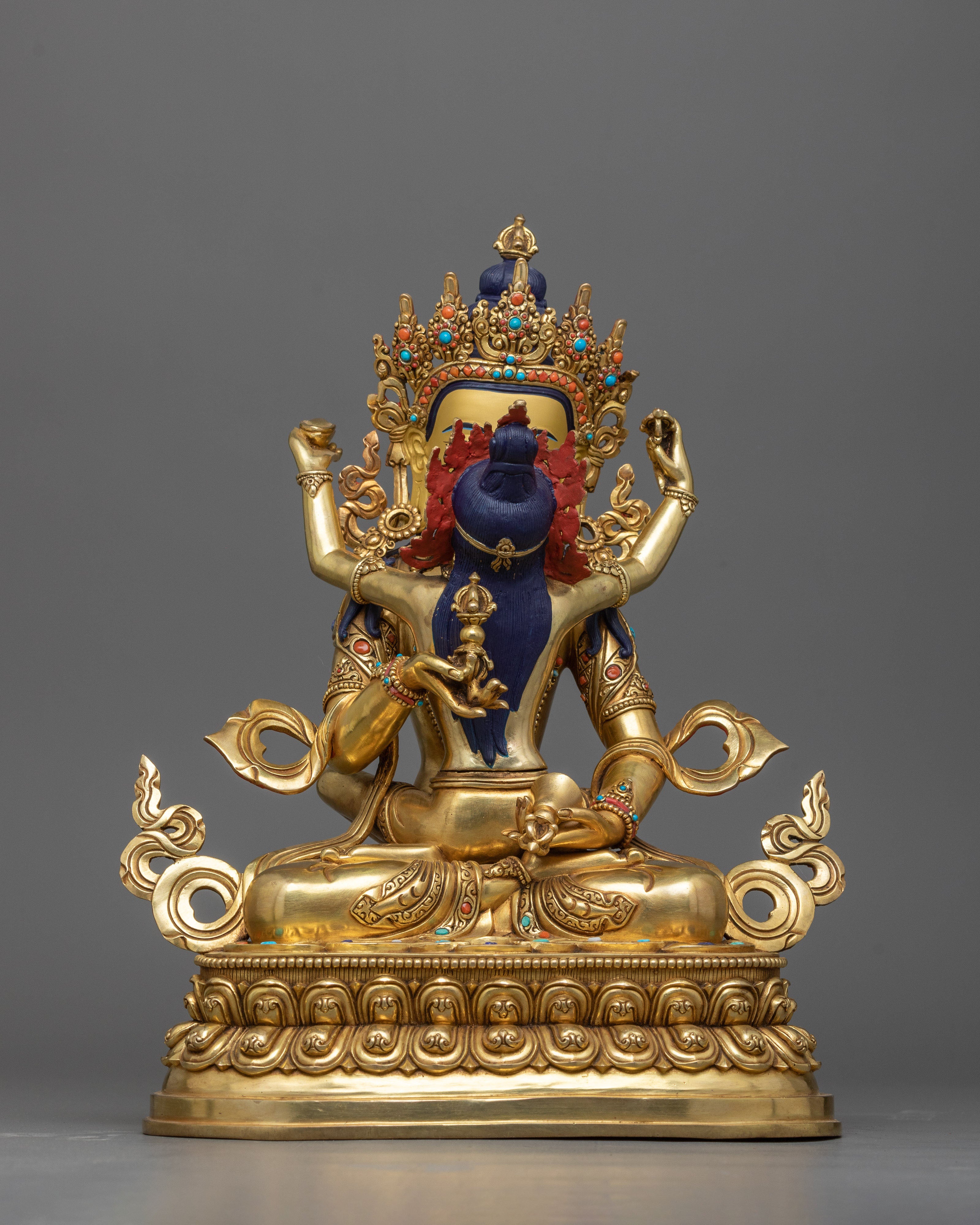 Divine Vajrasattva with Consort Statue | Unity of Wisdom and Compassio