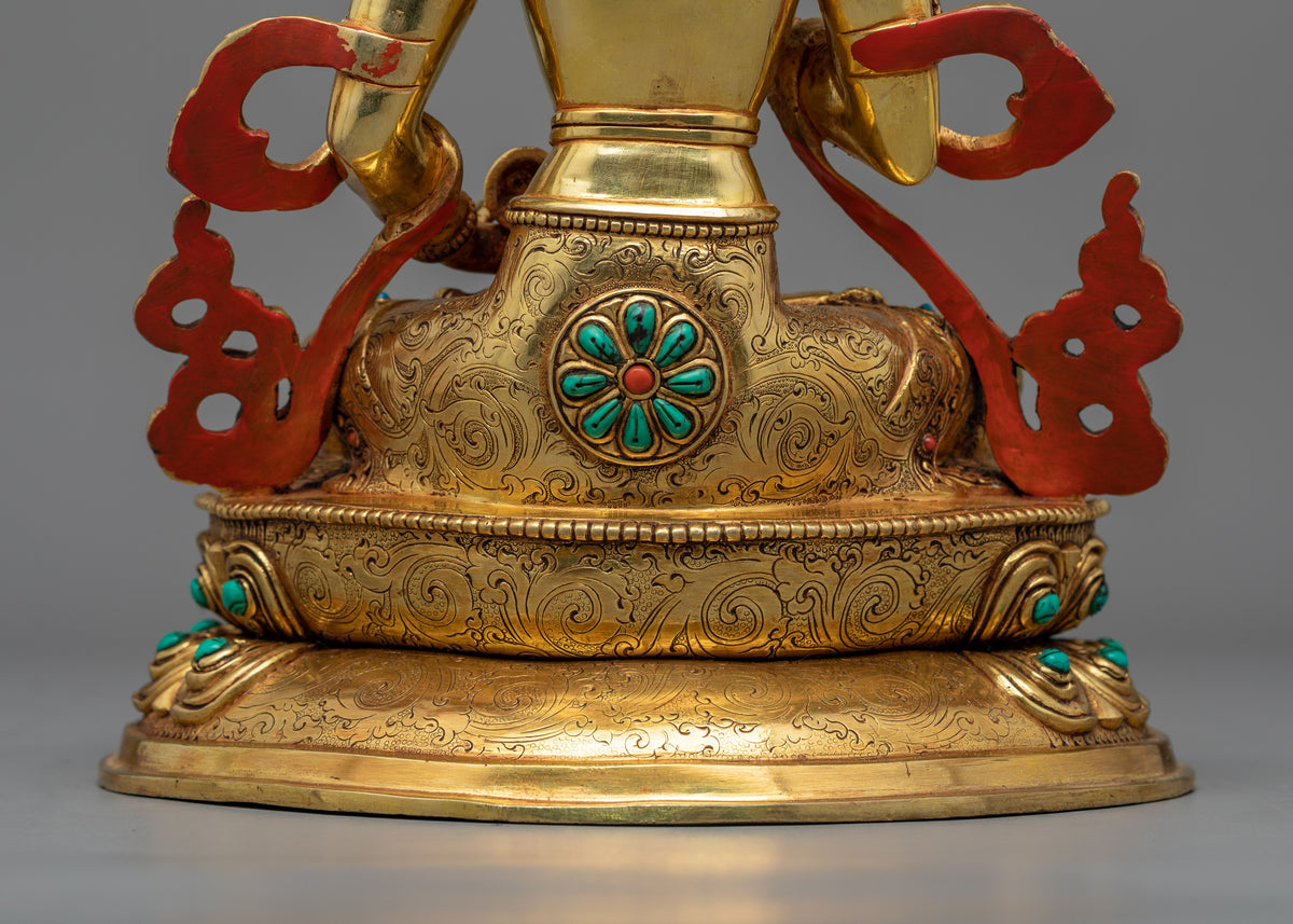 Vajrasattva Mantra Practice Sculpture | The Ideal Guru Artwork, Made i