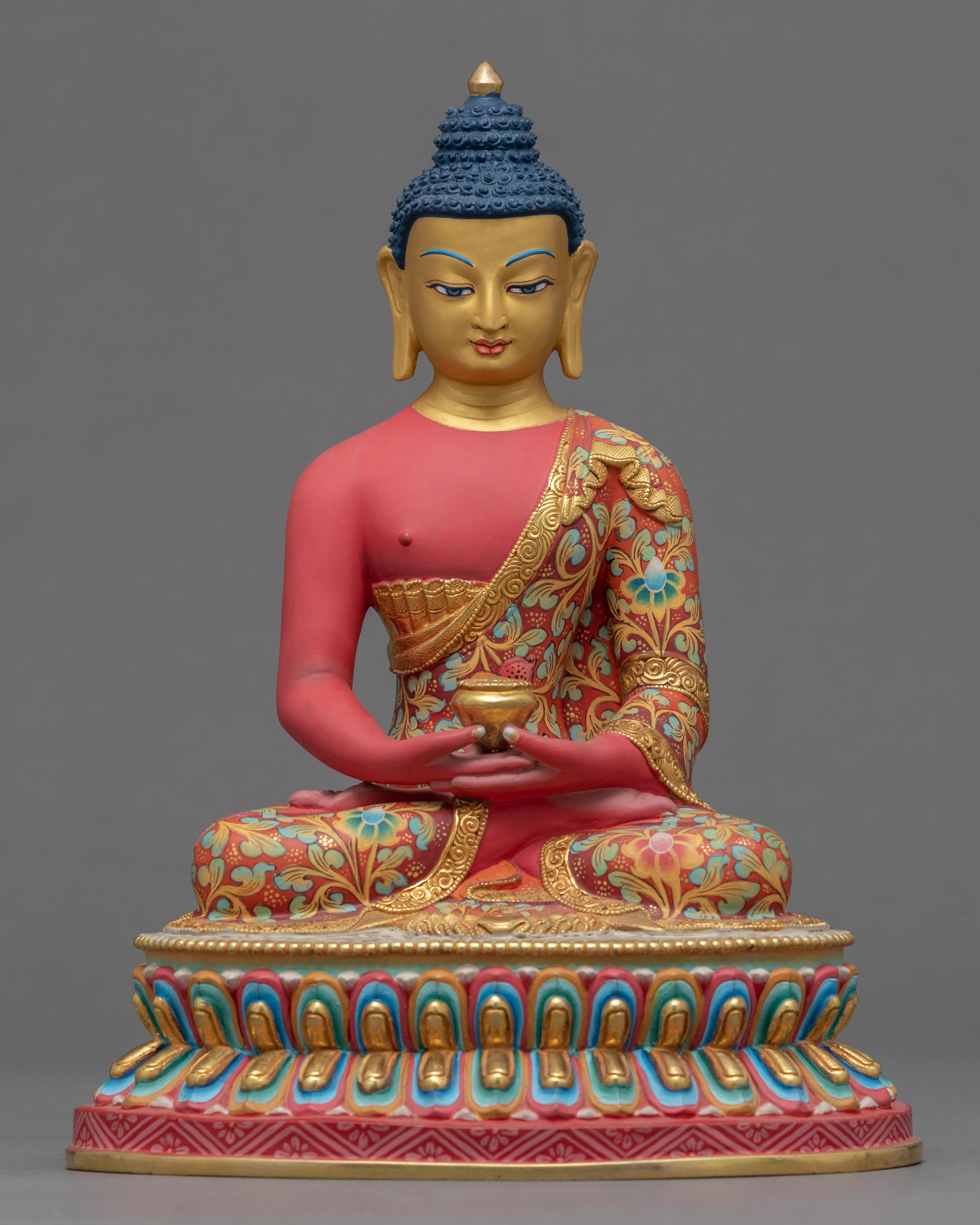 Amitabha Buddha Sculpture | Traditional Hand Carved Statue