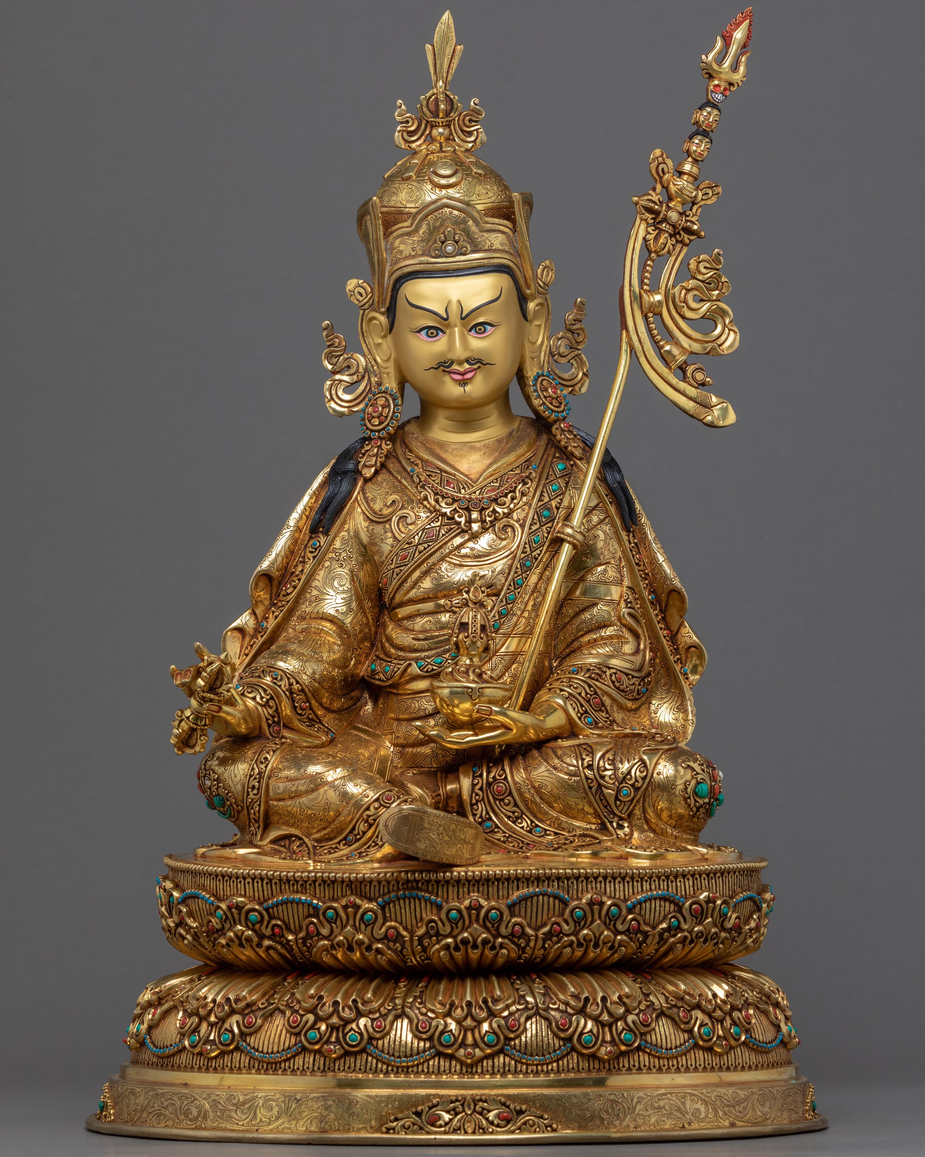 Guru Rinpoche Rainbow Body | Tibetan Precious Guru Statue