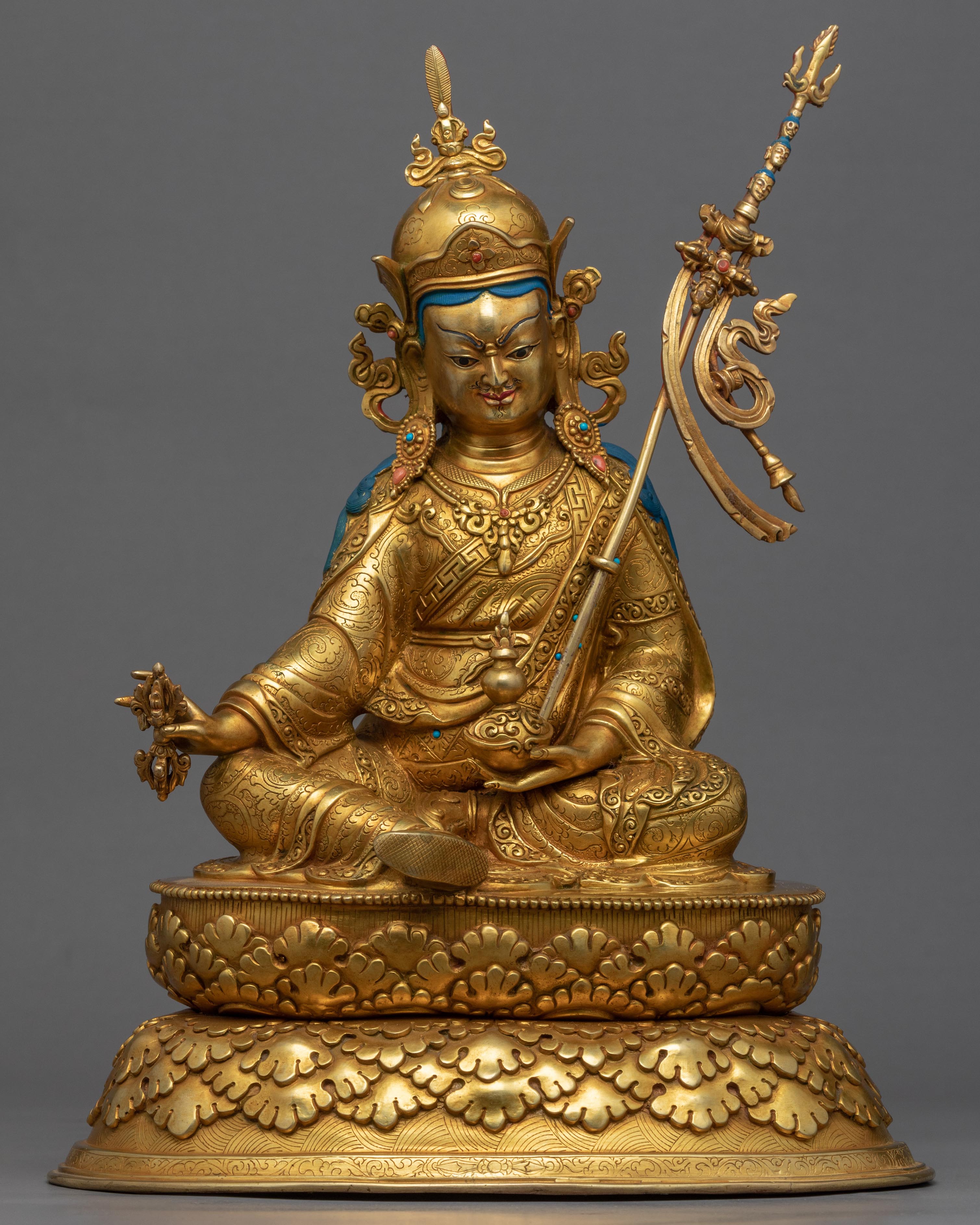 Bodhisattva Padmasambhava Sculpture | Buddhist Guru Rinpoche Art