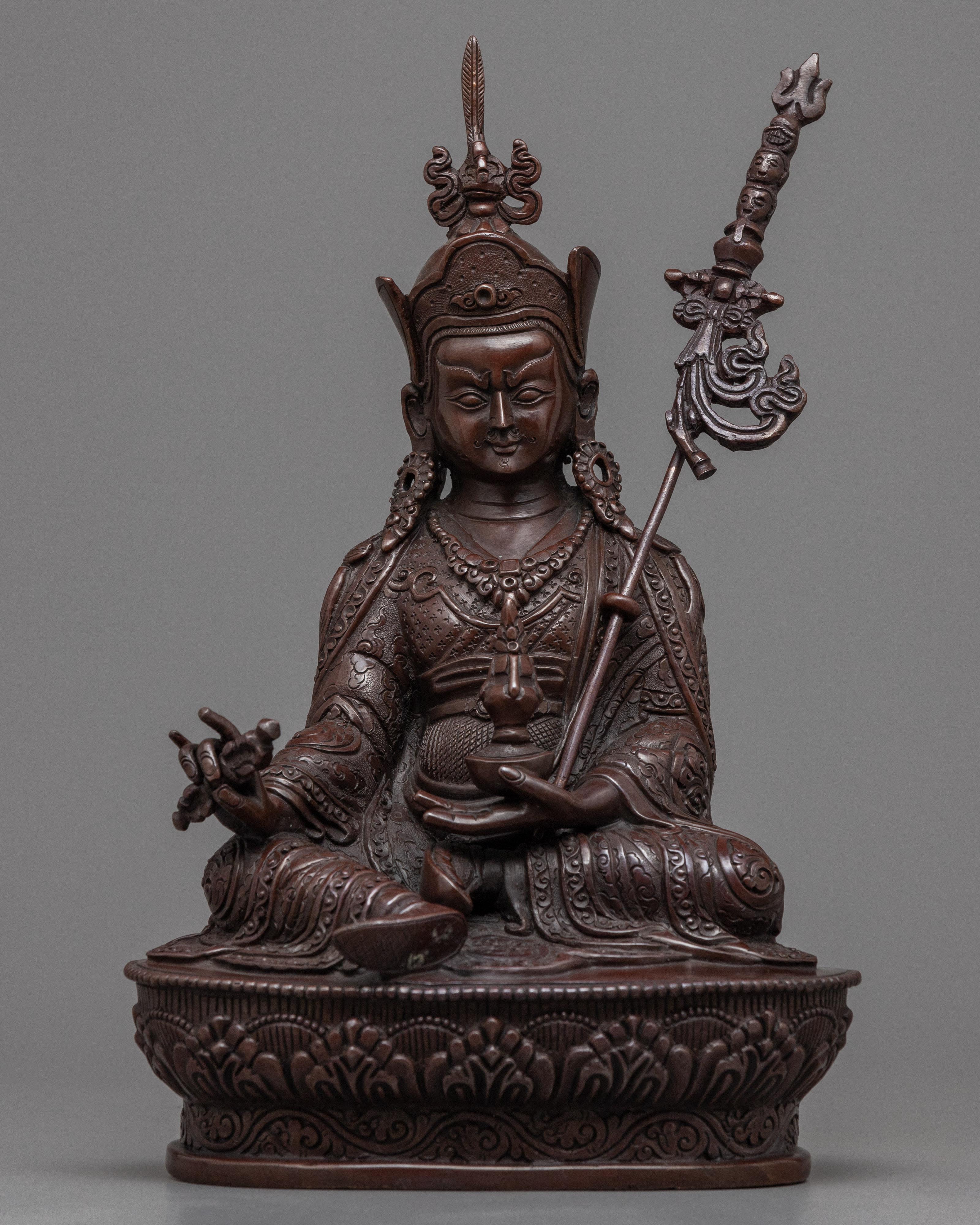 Guru Rinpoche, Lotus Born Master Statue | Handcrafted Buddhist Statue