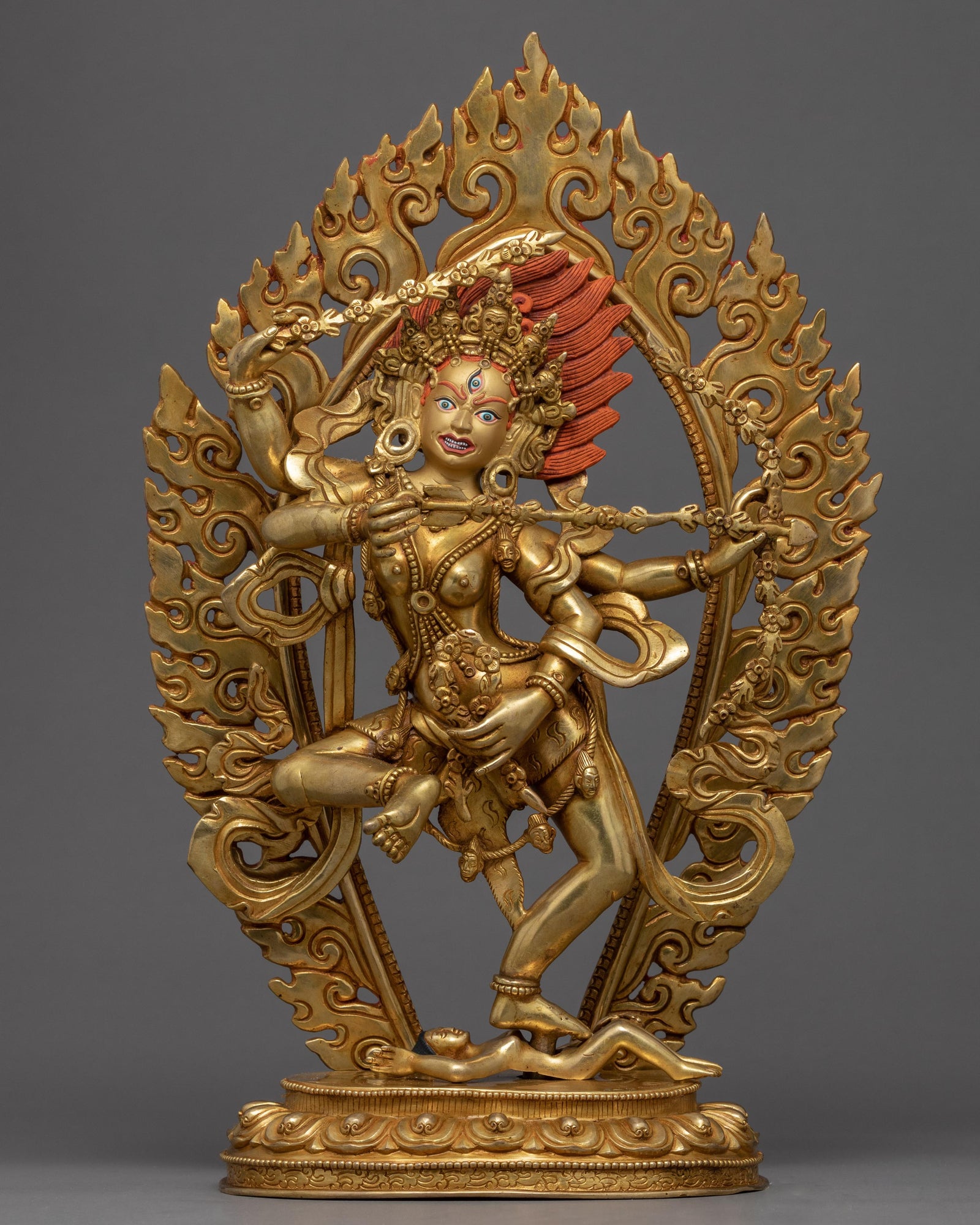 Kurukulla Dakini Statue | Semi-Wrathful Yidam Deity