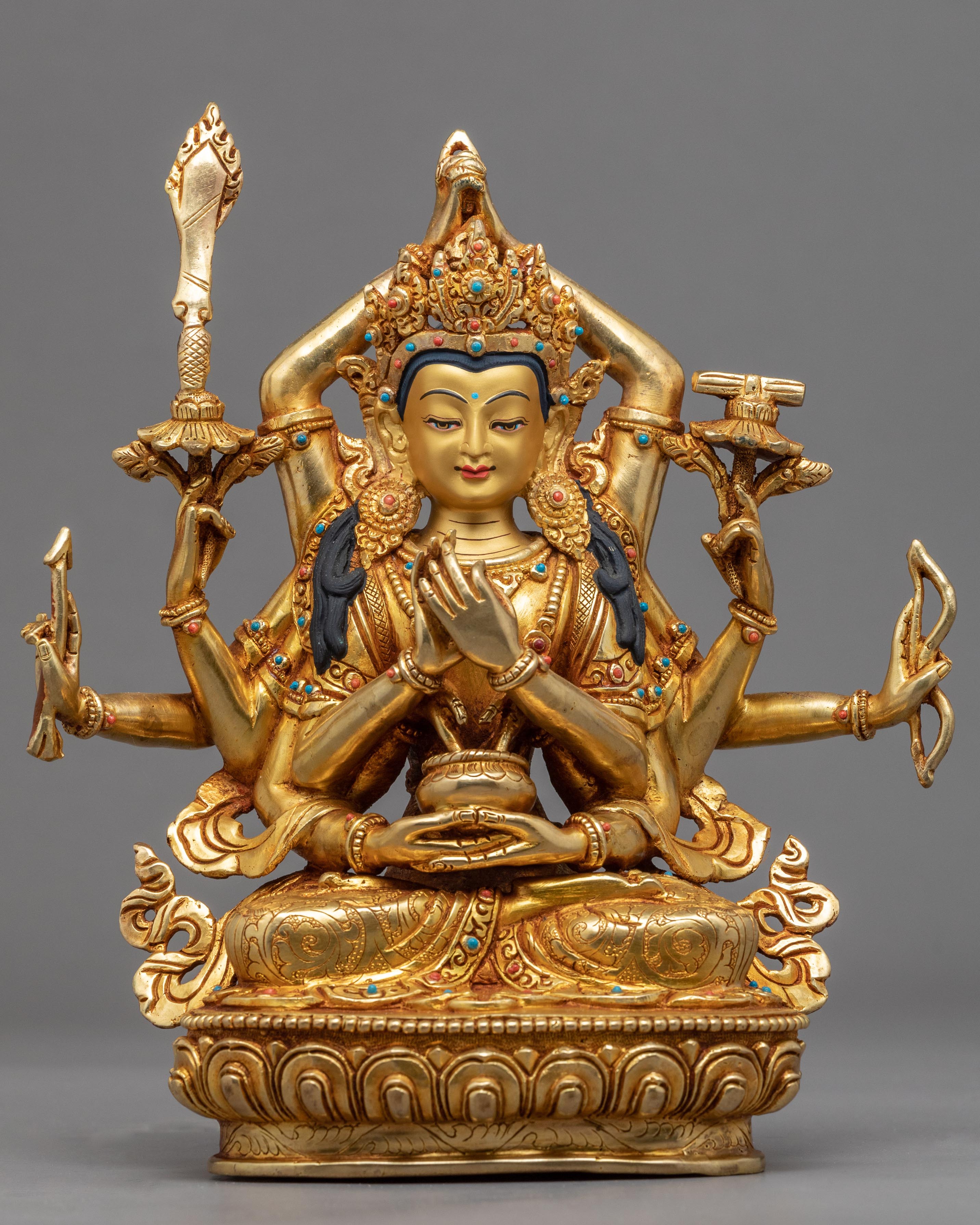 Traditional Manjusri Bodhisattva Statue | The Manjushri Namasangati Ar
