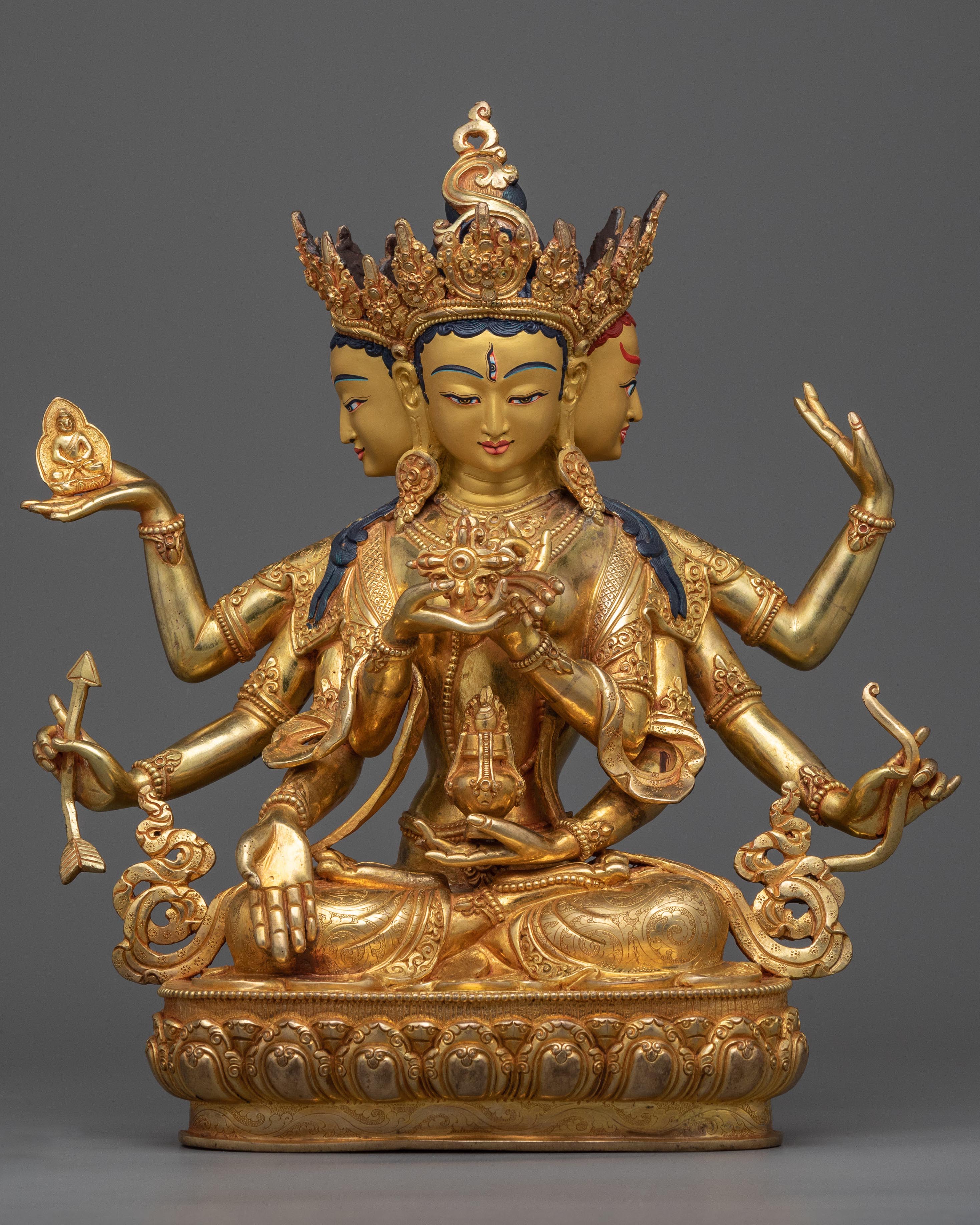 Namgyalma Mantra Practice Statue | Deity for Long Life and Purificatio