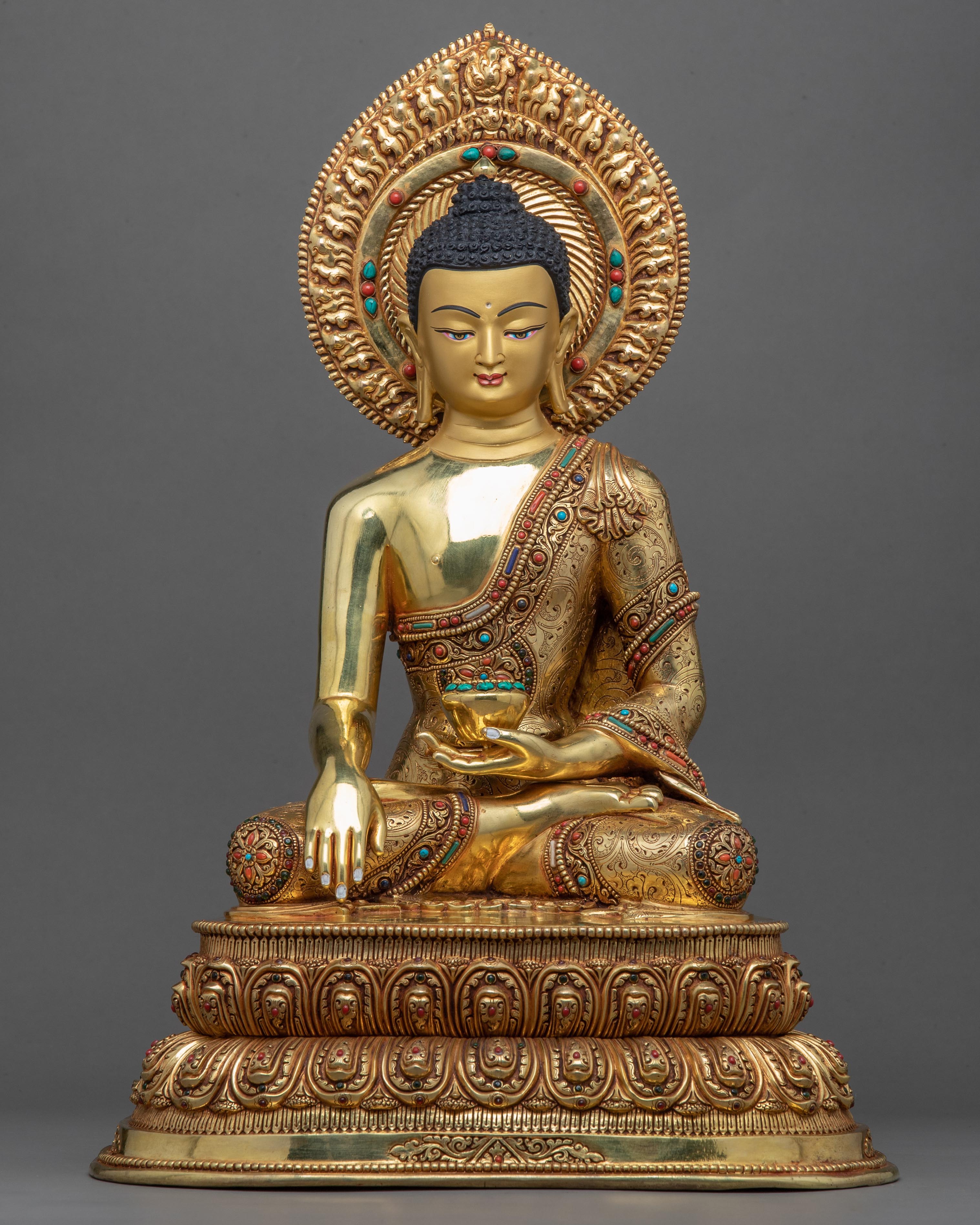 Buddho Meditation Sculpture | Buddhist Deity Figurine For Ritual