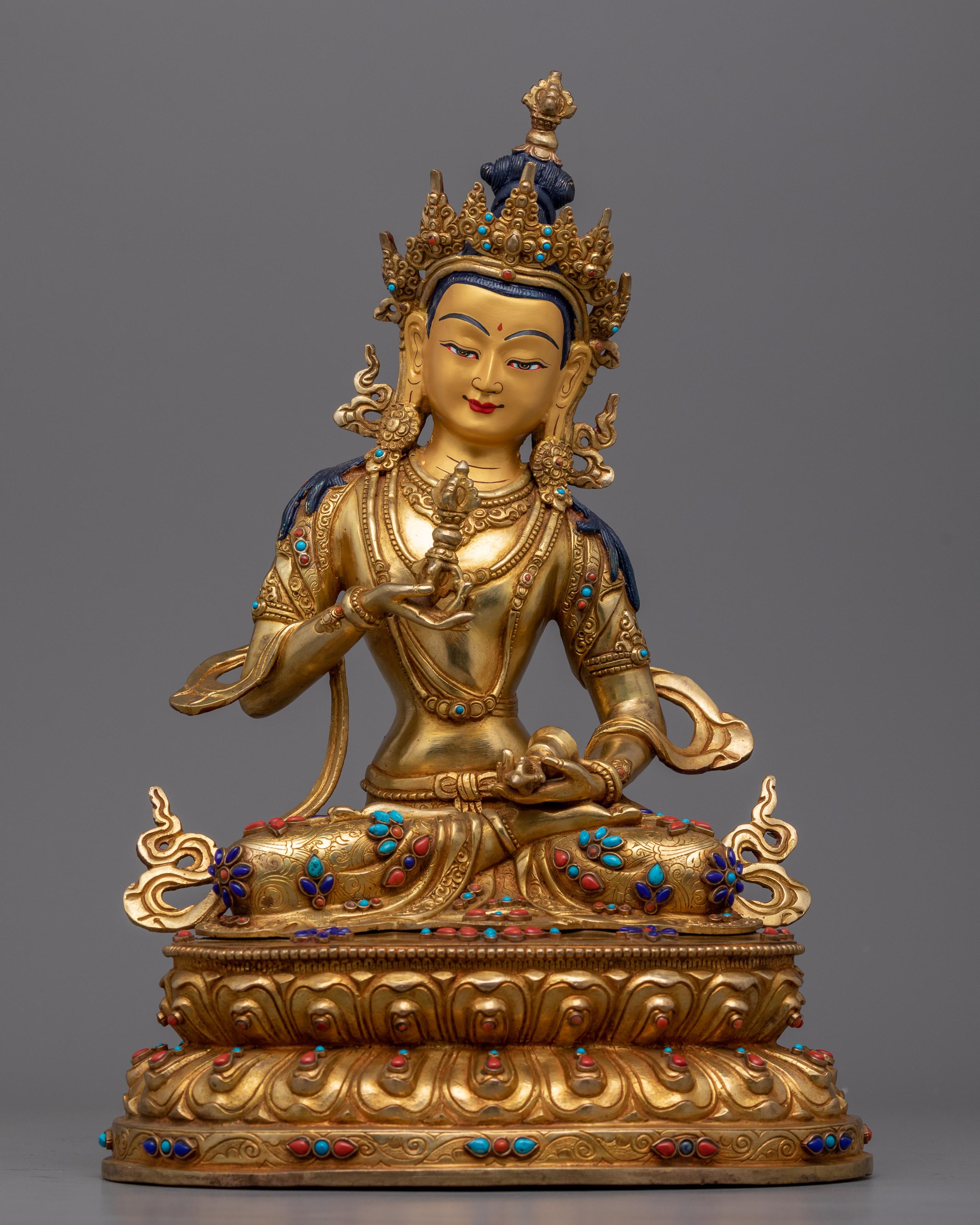 Vajrasattva Mantra Practice Statuette | Traditional Dorje Sempa Artwor