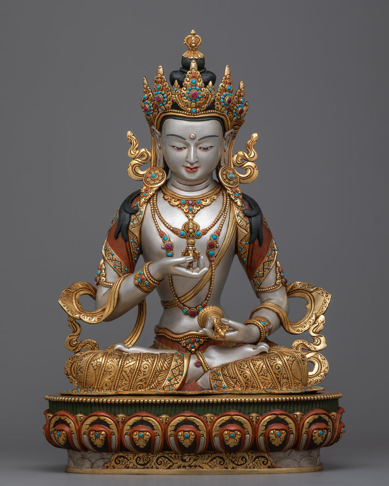Vajrasattva Mantra Practice Statue | Traditional Tibetan Style Buddhis