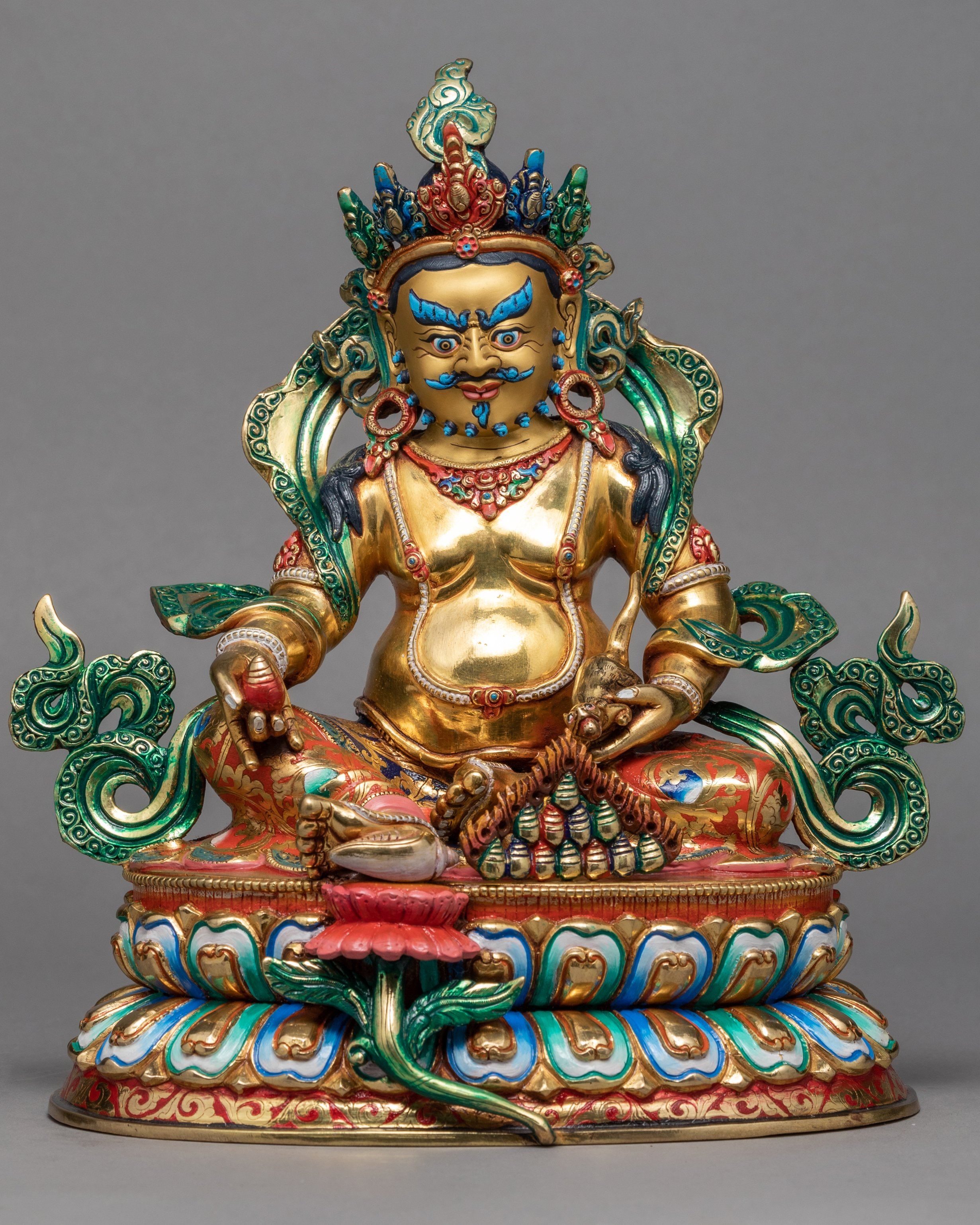 Dzambala Statue | Buddhist Wealth Deity | Jambala
