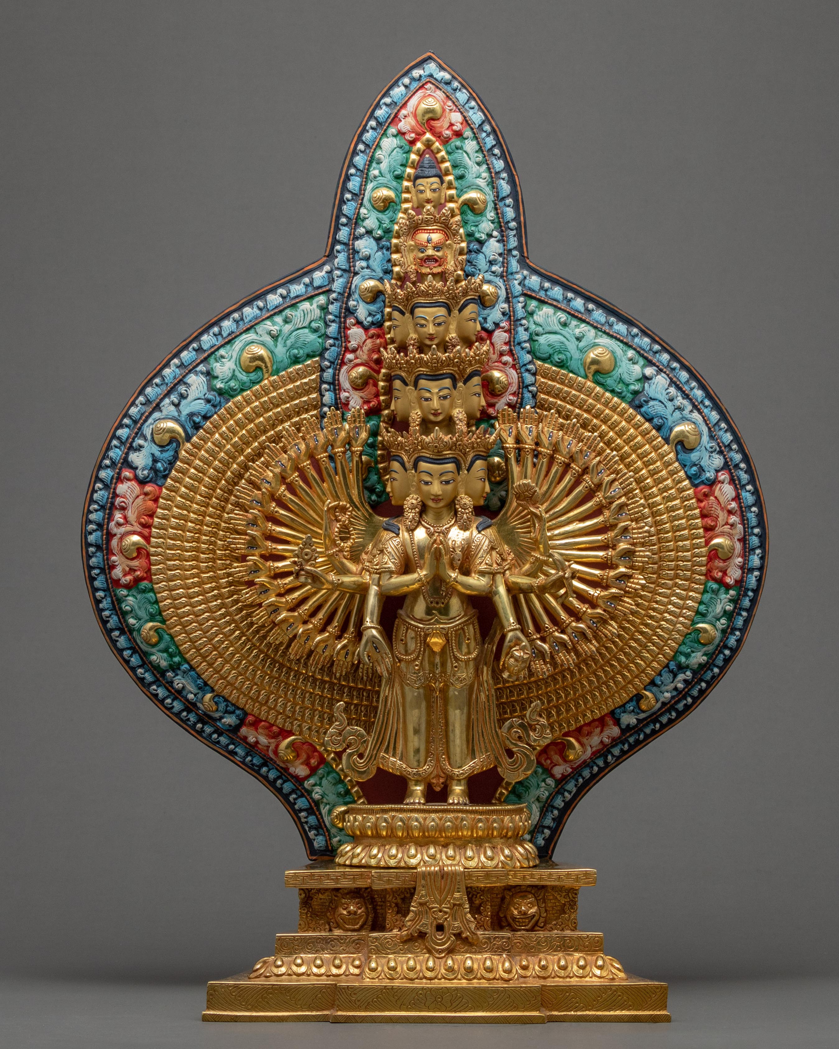 1000 Armed Chenrezig | Tibetan Buddhist Sculpture | Statue Art